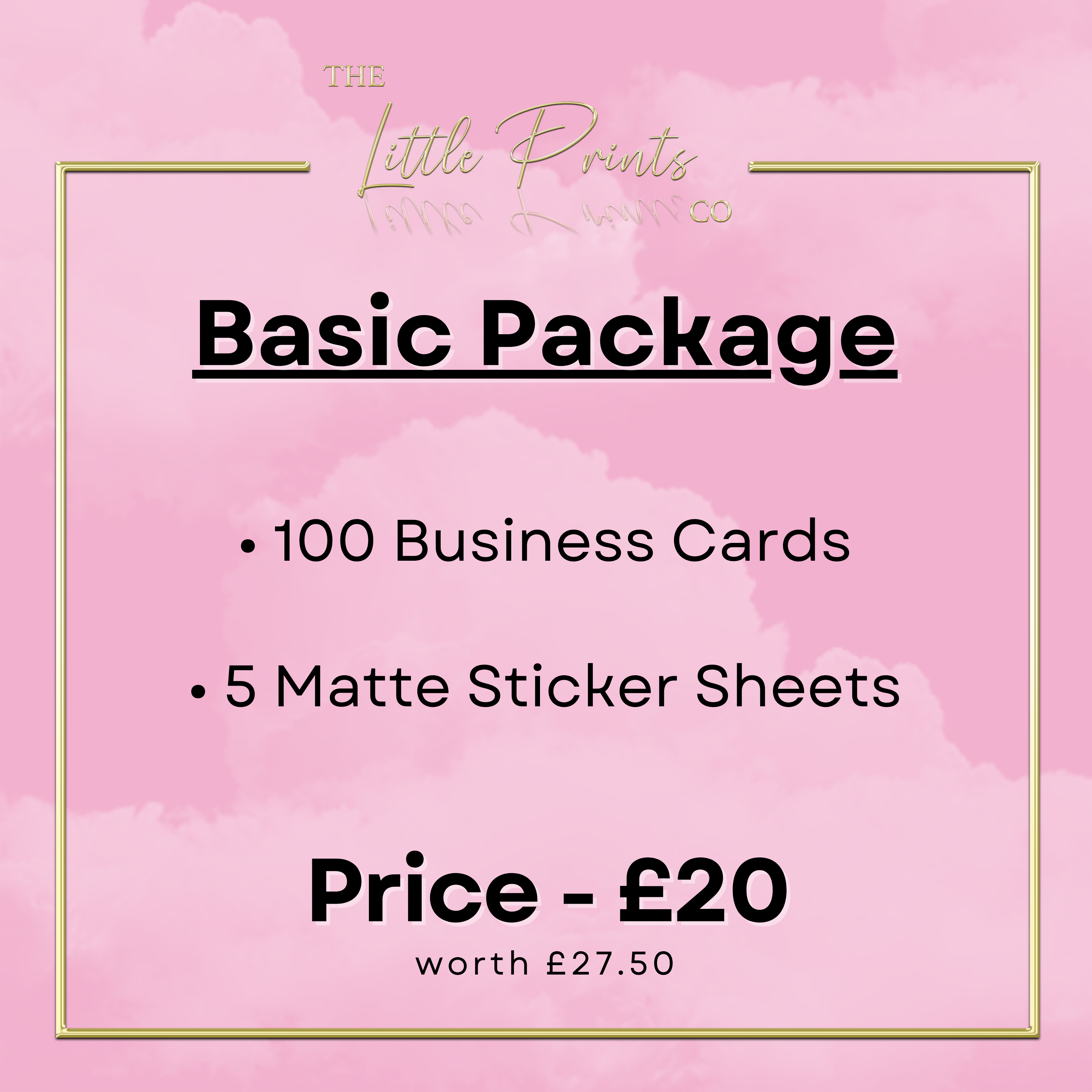 Basic Package – The Little Prints Co